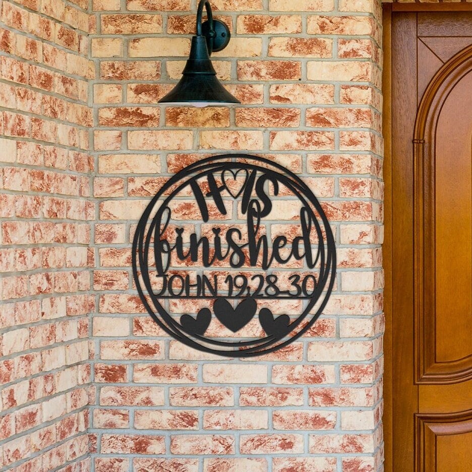 Bible Verse Metal Wall Art, Religious Gift for Home Decor, Christian ...