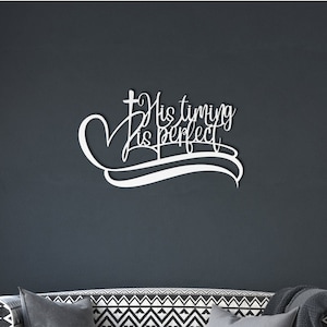 Christian Metal Wall Art Sign Religious Biblical Wall Sign Decor ...