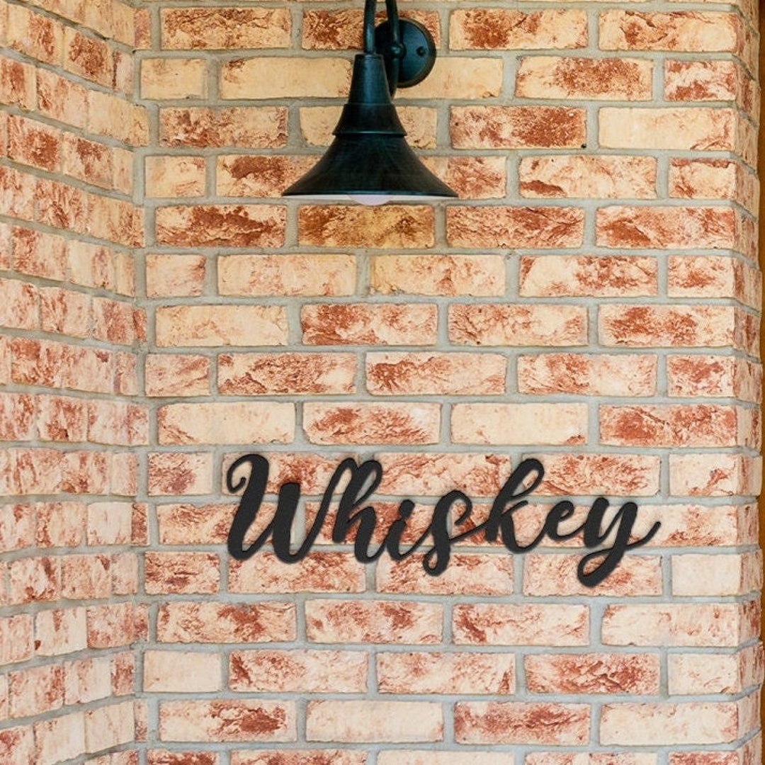 Whiskey Bar Decor, Whiskey Lover Gift, Basement Bar Decor, Man Cave ...