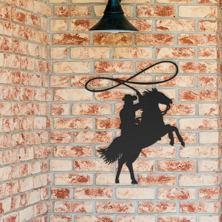 Cowboy Metal Wall Art, Metal Western Bar Sign, Rodeo Sign, Cowboy Gifts ...