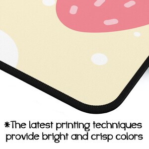 Kawaii Strawberry Desk Mat Office Decor Strawberry Aesthetic Cute Desk ...
