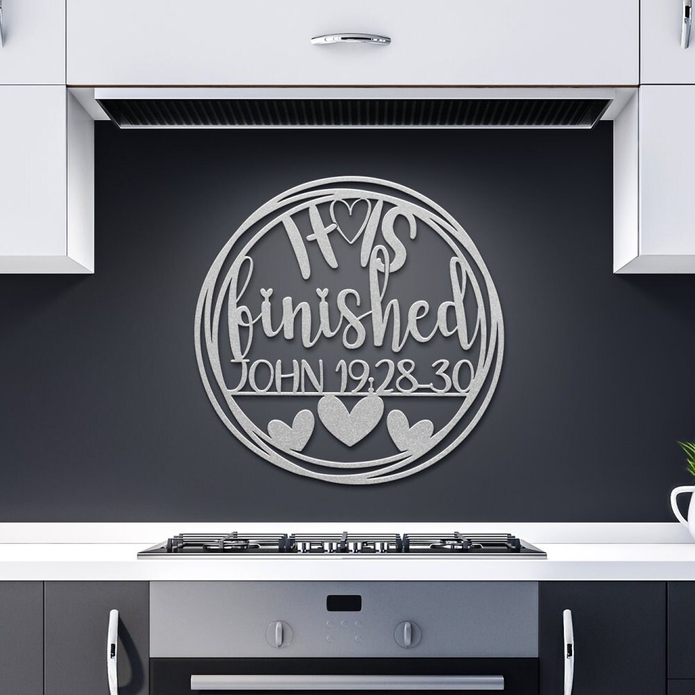 Bible Verse Metal Wall Art, Religious Gift for Home Decor, Christian ...