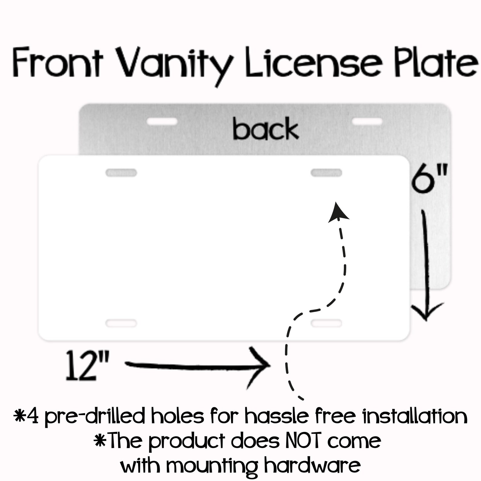 License Plate Cats Cute License Plate Vanity License Plate Front Car ...