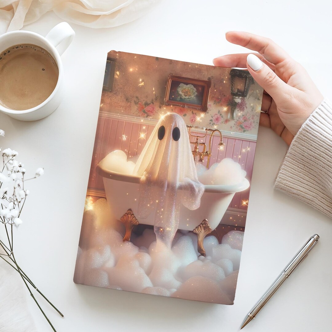 Ghost Writing Journal Notebook Coquette Daily Diaries Gift for Her - Etsy