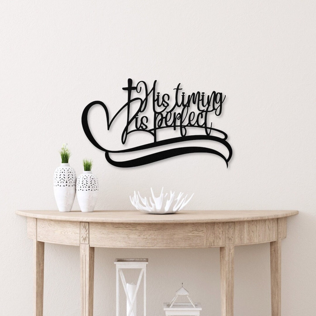 Christian Metal Wall Art Sign Religious Biblical Wall Sign Decor ...