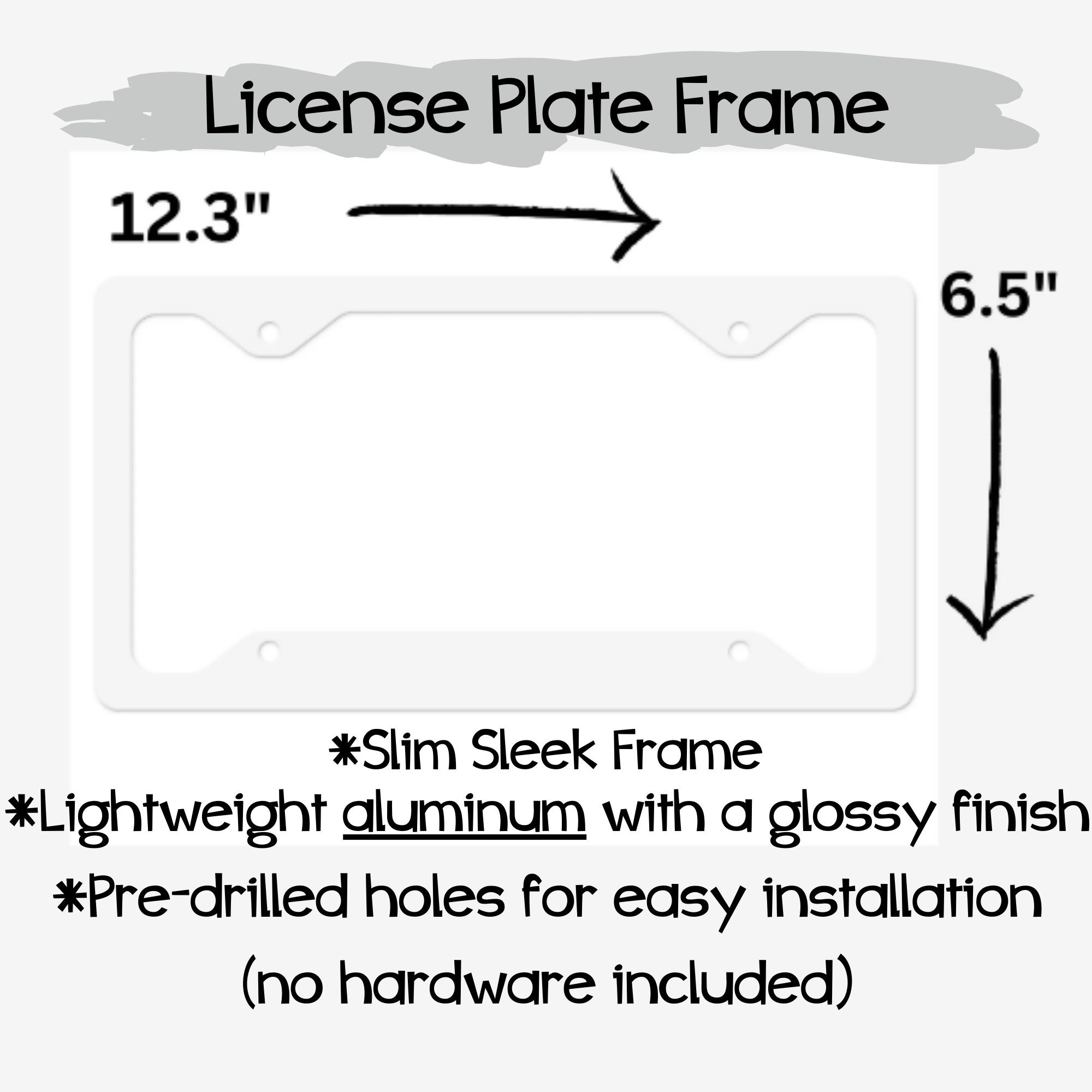 Cow Print License Plate Frame Cow Car Accessories for Teens - Etsy