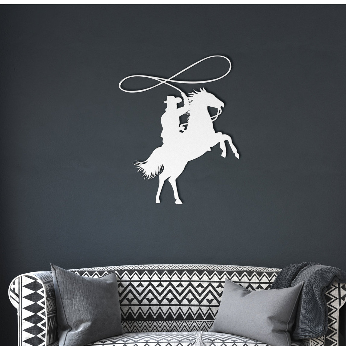 Cowboy Metal Wall Art, Metal Western Bar Sign, Rodeo Sign, Cowboy Gifts ...