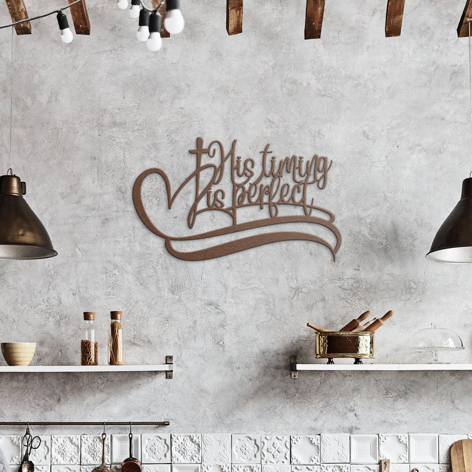 Christian Metal Wall Art Sign Religious Biblical Wall Sign Decor ...