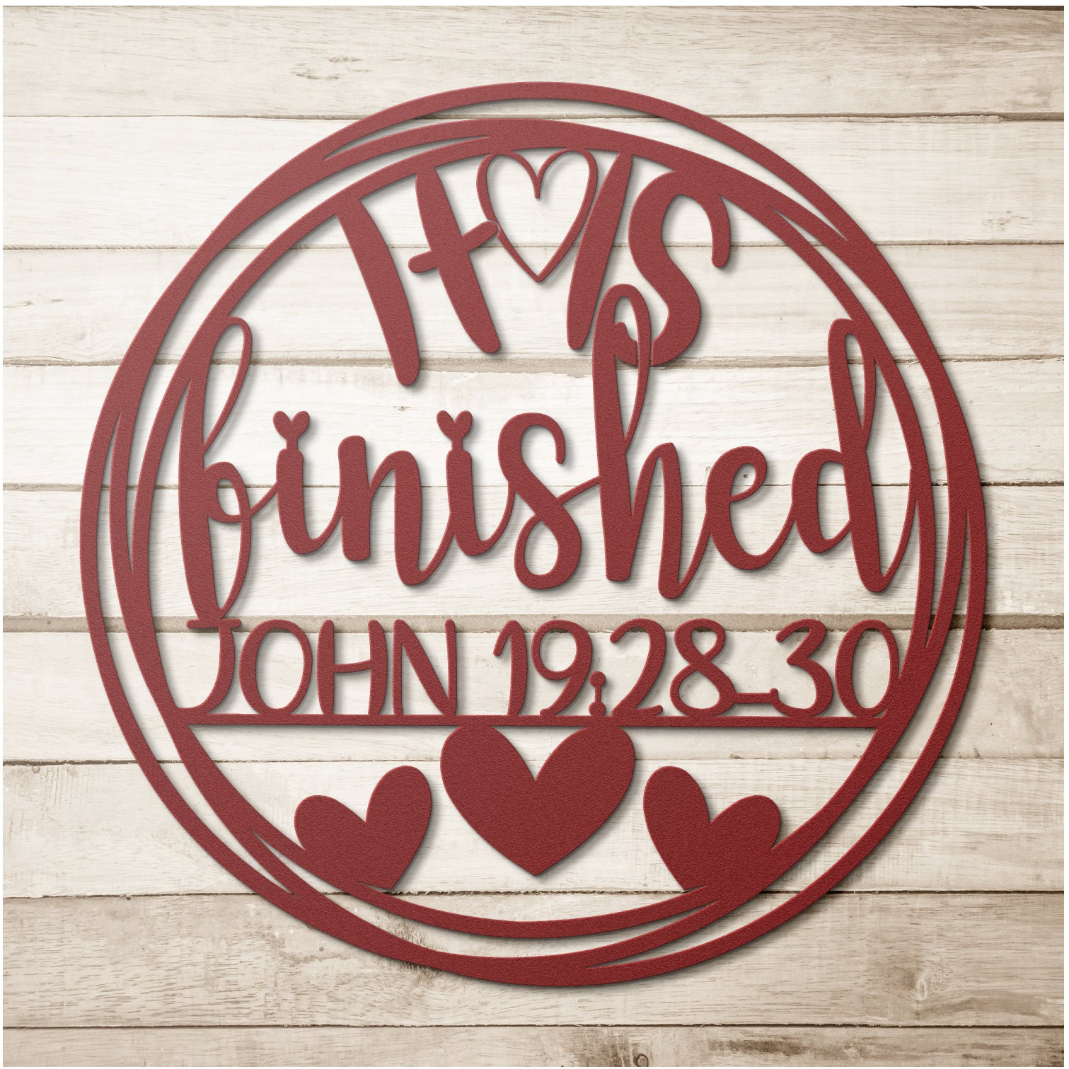 Bible Verse Metal Wall Art, Religious Gift for Home Decor, Christian ...