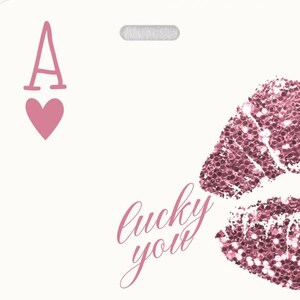 Lucky Girl Front License Plate Cute Pink Kiss Lucky You Car Accessories ...