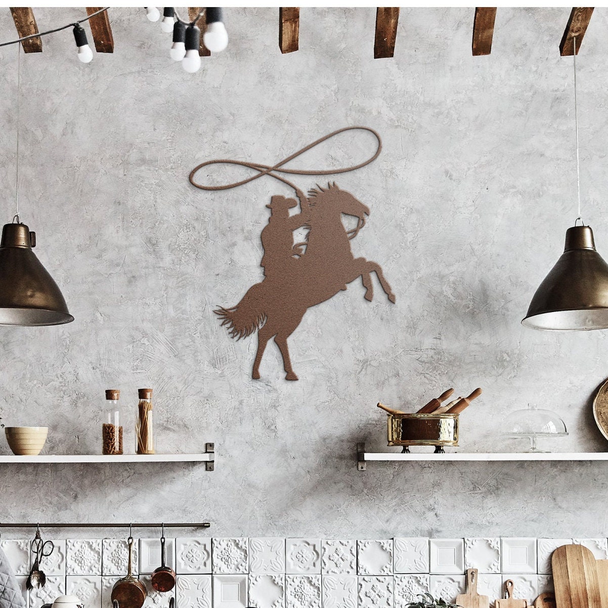 Cowboy Metal Wall Art, Metal Western Bar Sign, Rodeo Sign, Cowboy Gifts ...