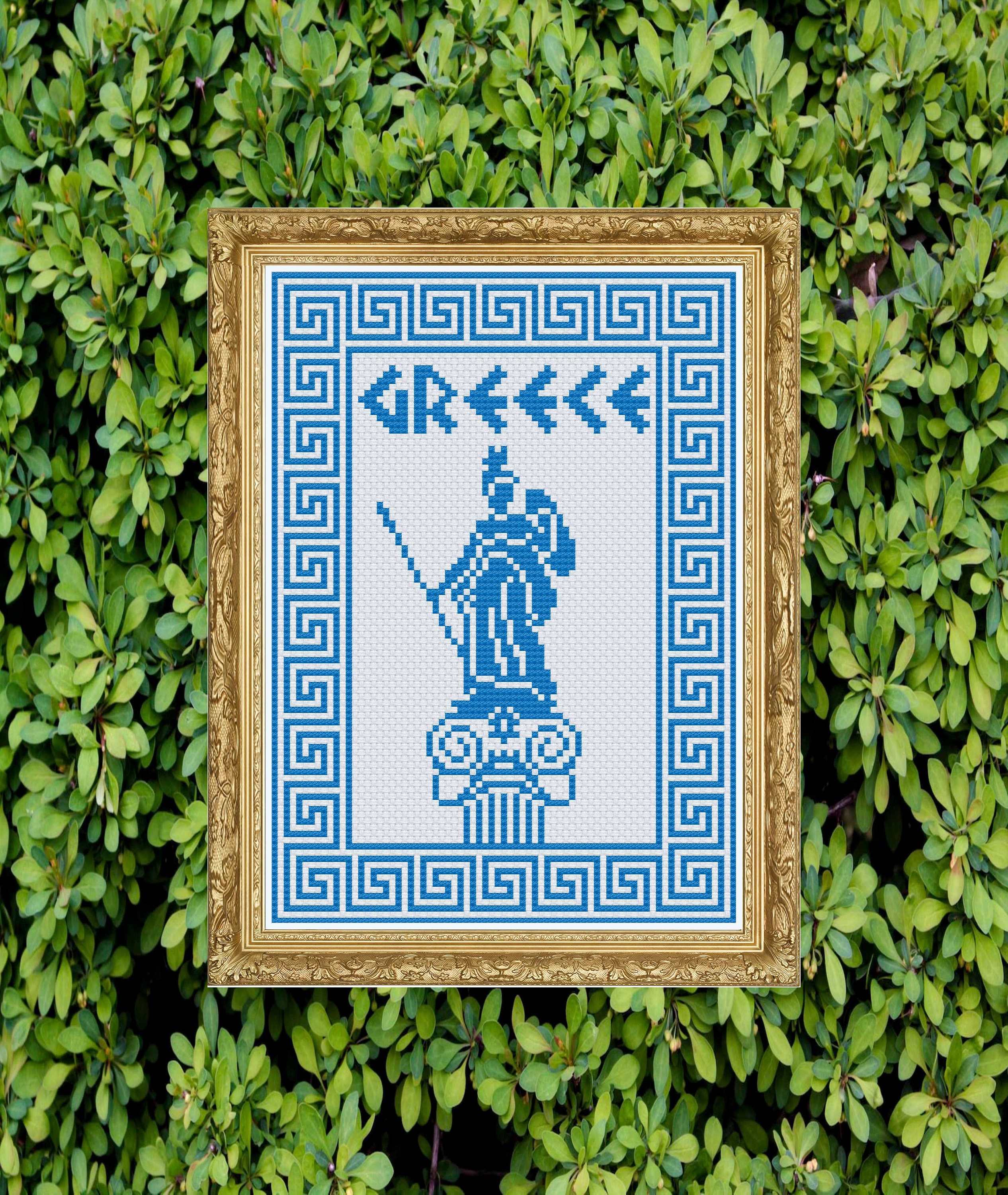 Greece Athena Cross Stitch Pattern - Etsy