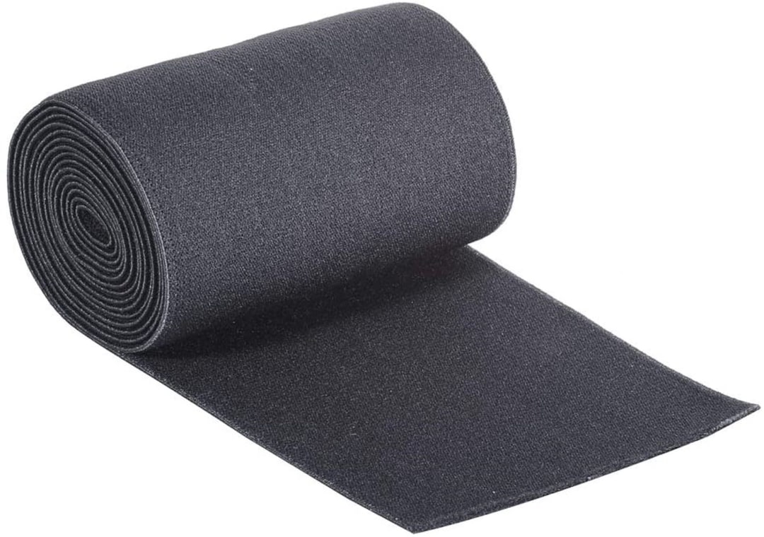 Southern Textiles 4” Double Sided Plush Soft Sewing Elastic Black 100% ...