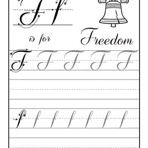 With Liberty and Cursive for All - Etsy