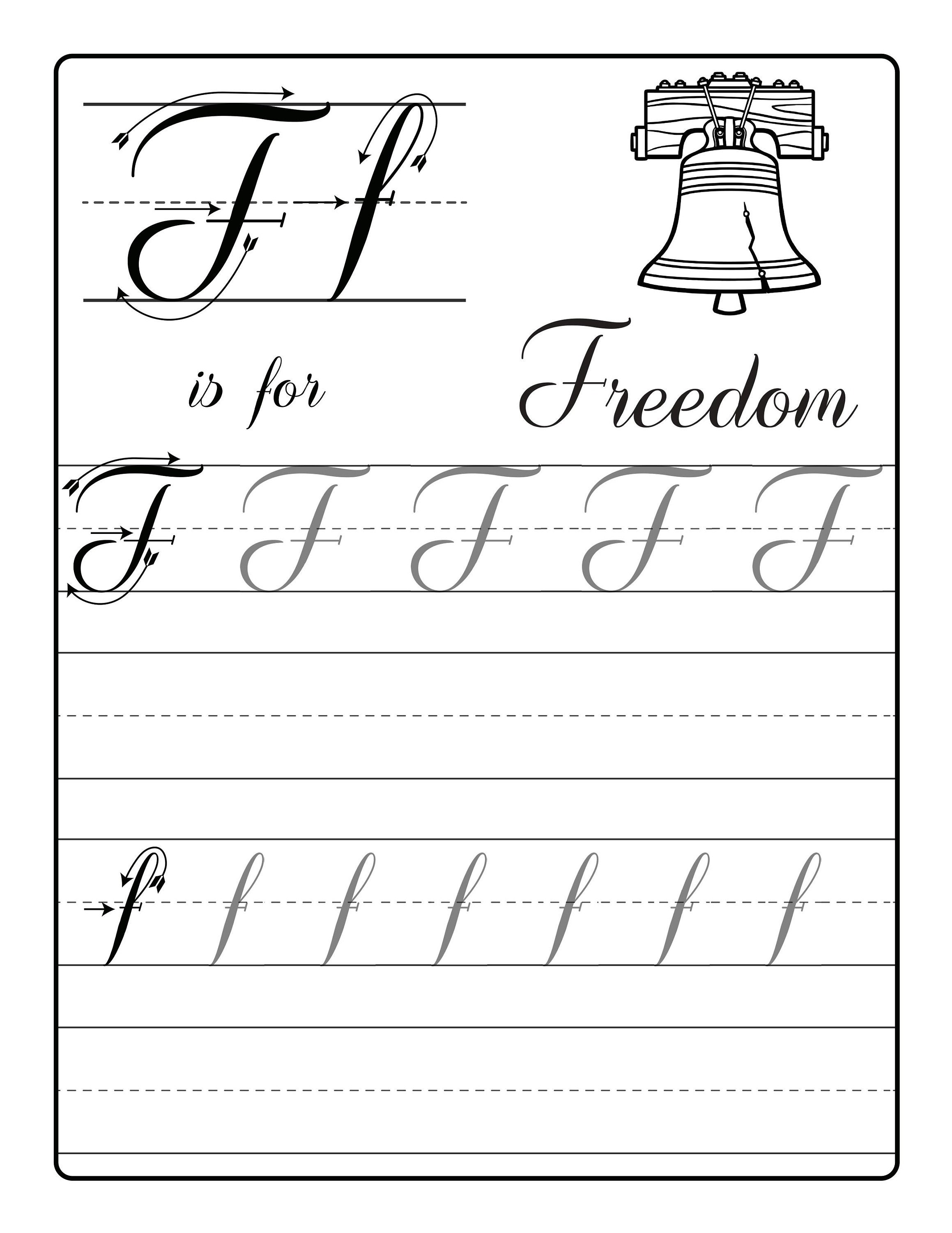 With Liberty and Cursive for All - Etsy