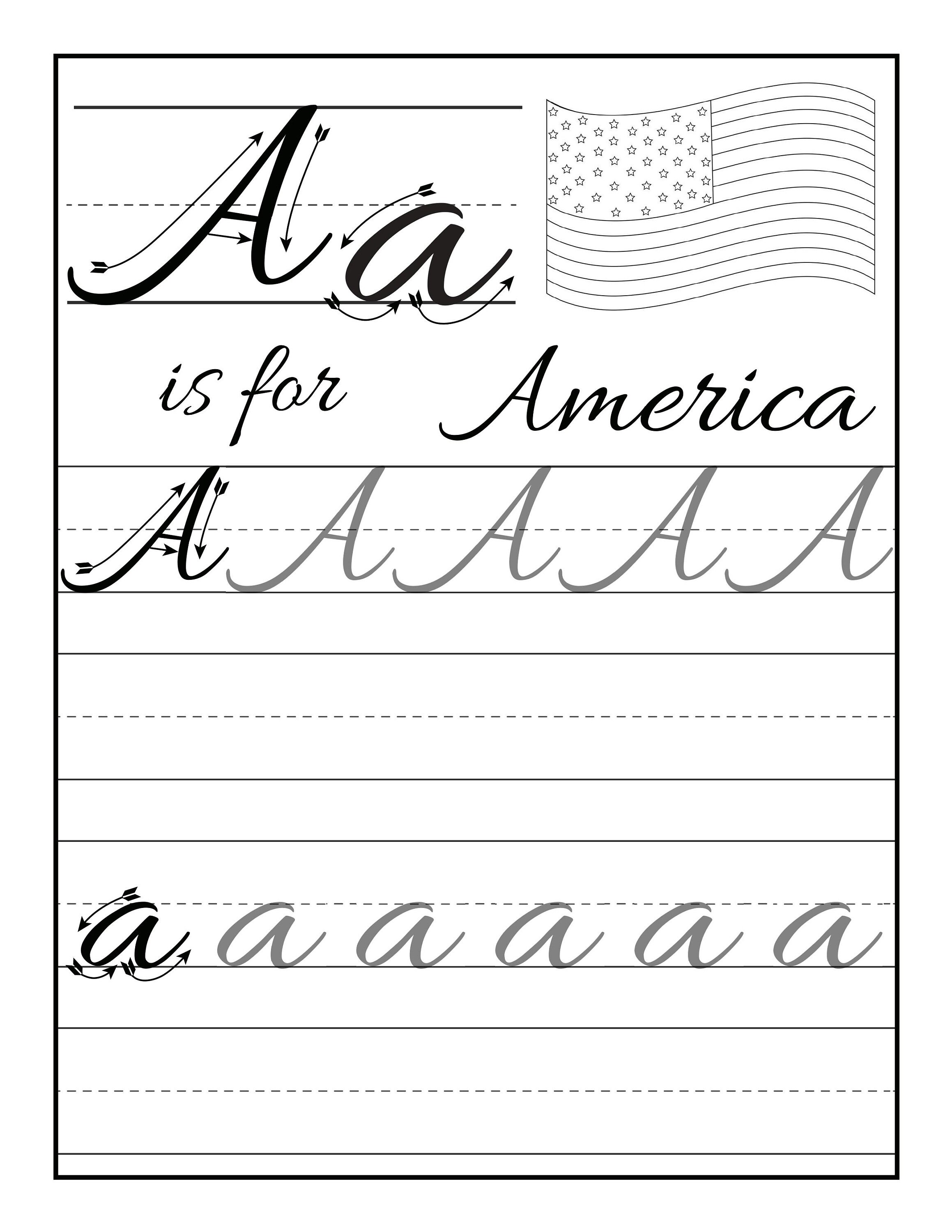 With Liberty and Cursive for All - Etsy