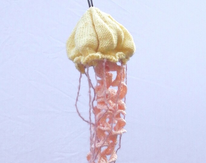 Knitted Colored Jellyfish * Medusa * Hand Knitted * Unique Knitwork ...