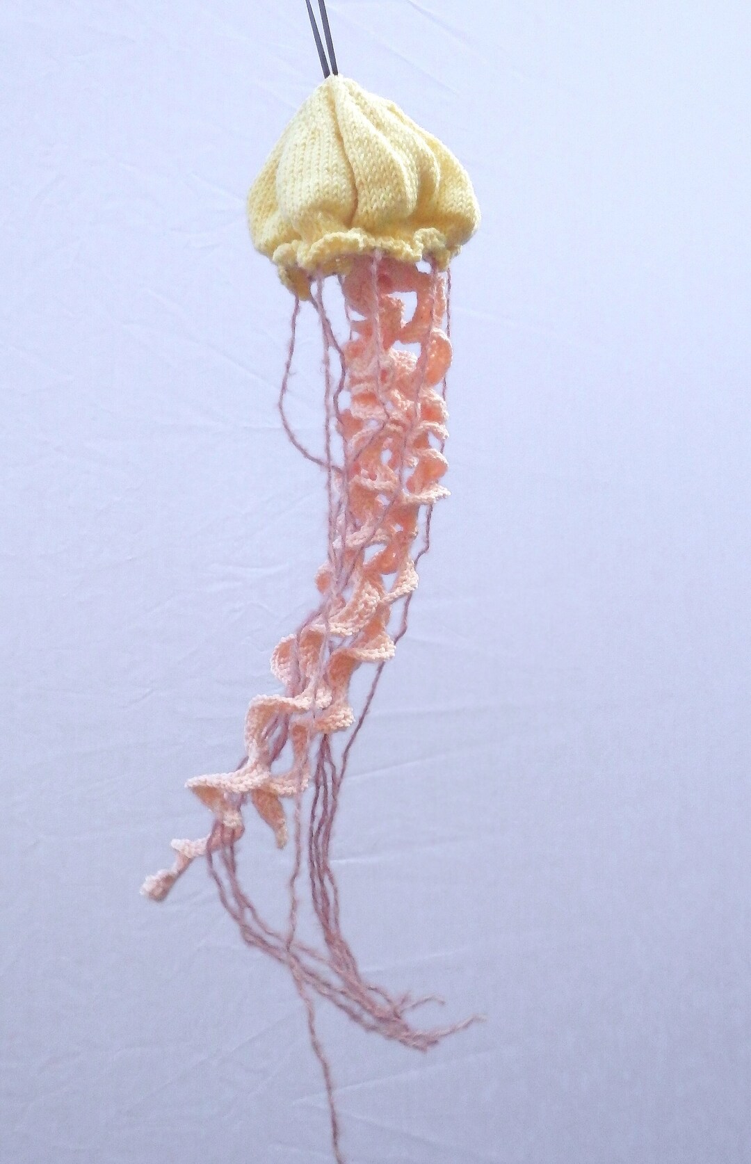 Knitted Colored Jellyfish * Medusa * Hand Knitted * Unique Knitwork ...