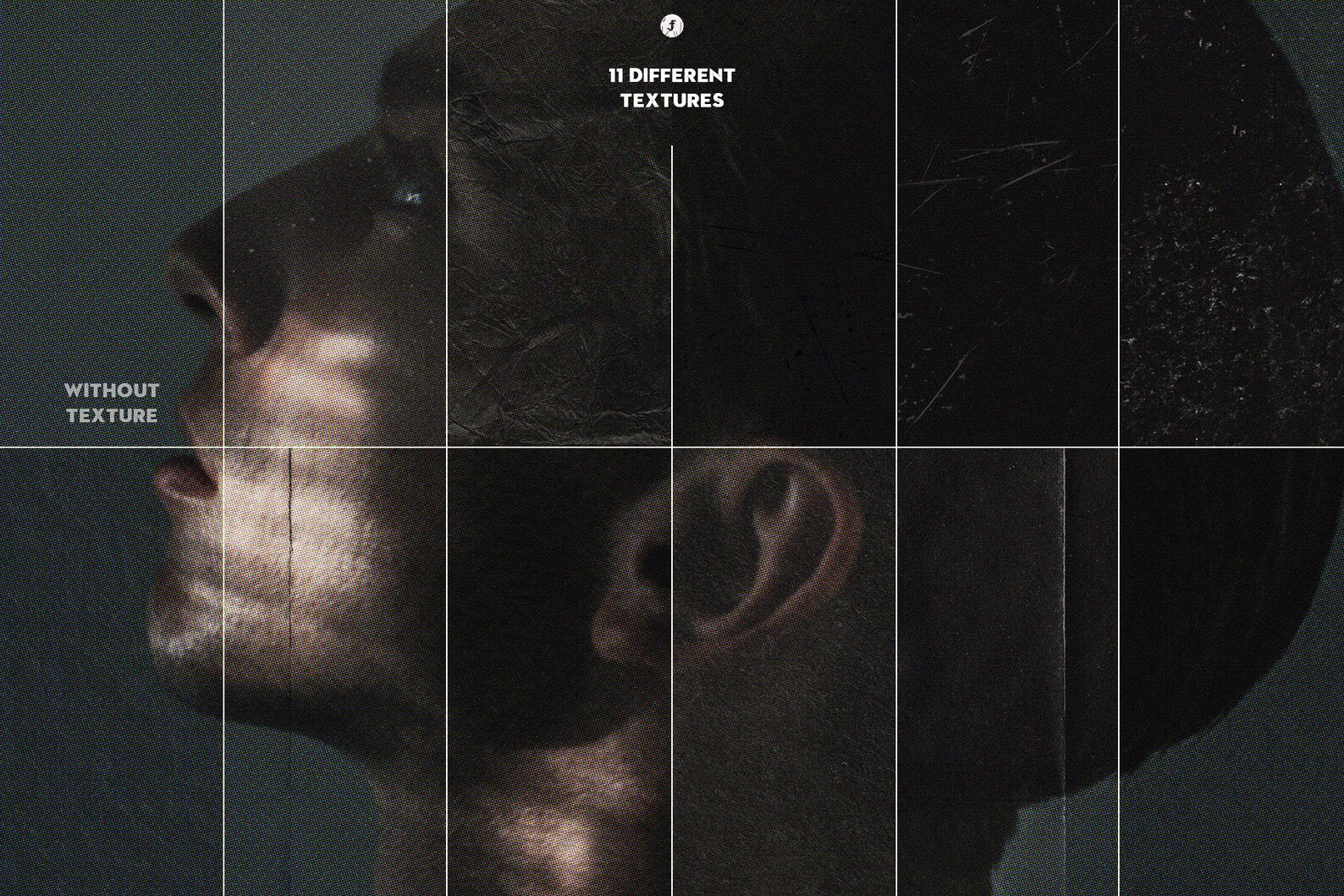 Print Effect Photoshop Template | Print Photoshop Action, Vintage ...