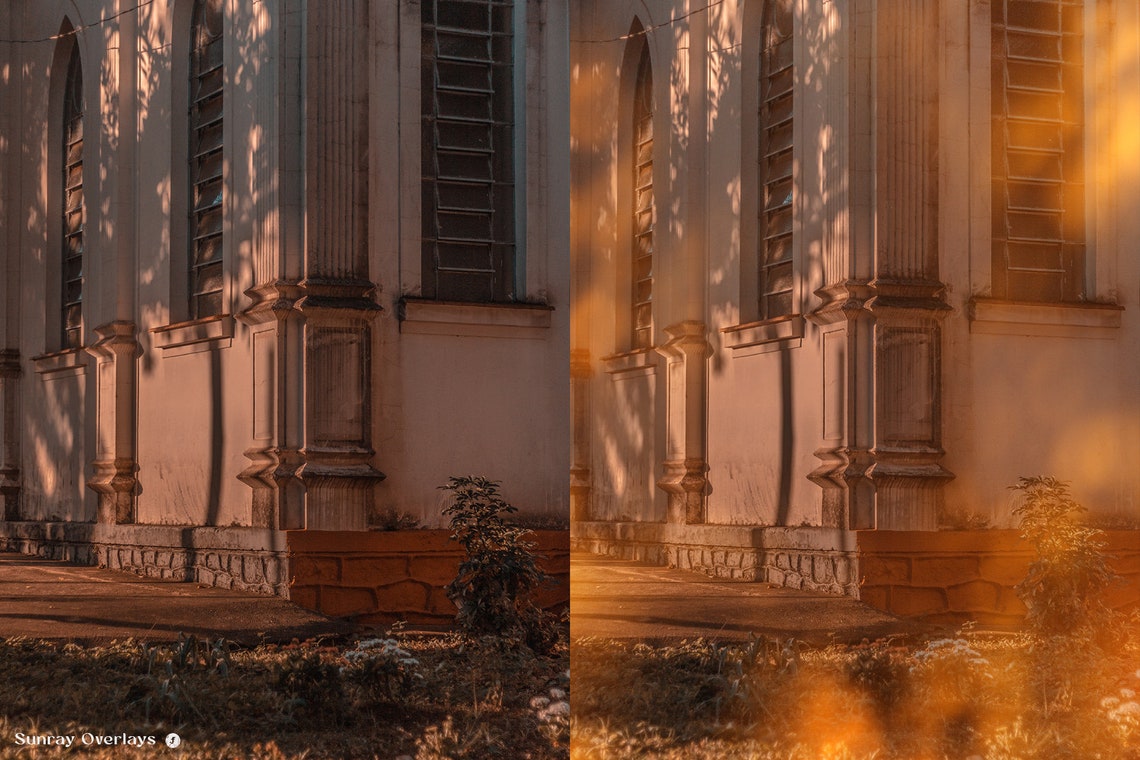 40 Sunray Overlays Photoshop Sunlight Overlays Photoshop - Etsy