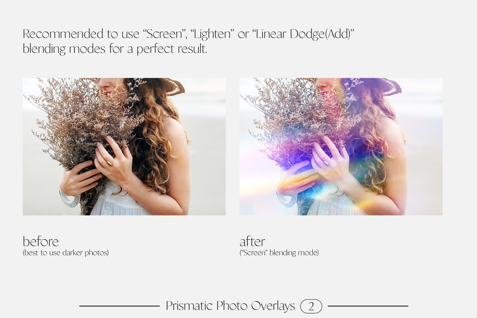 Prismatic Photo Overlays 2 | Photoshop Prism, Prism Photo Effect, Prism ...