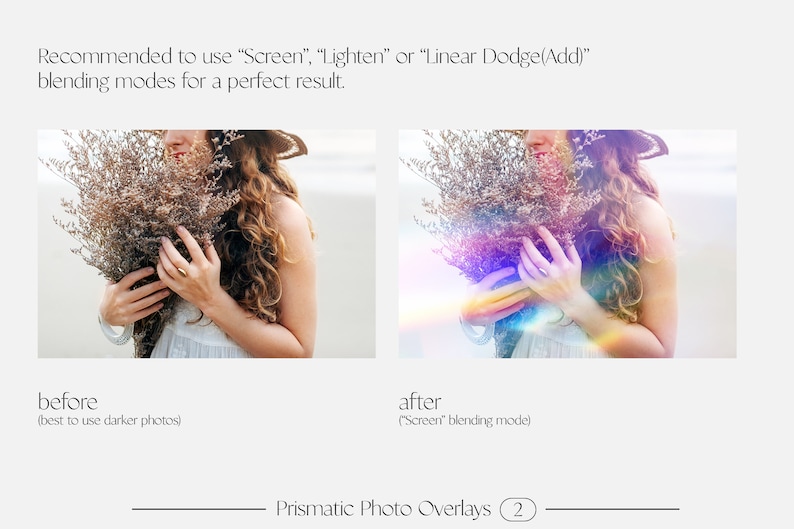 Prismatic Photo Overlays 2 | Photoshop Prism, Prism Photo Effect, Prism ...