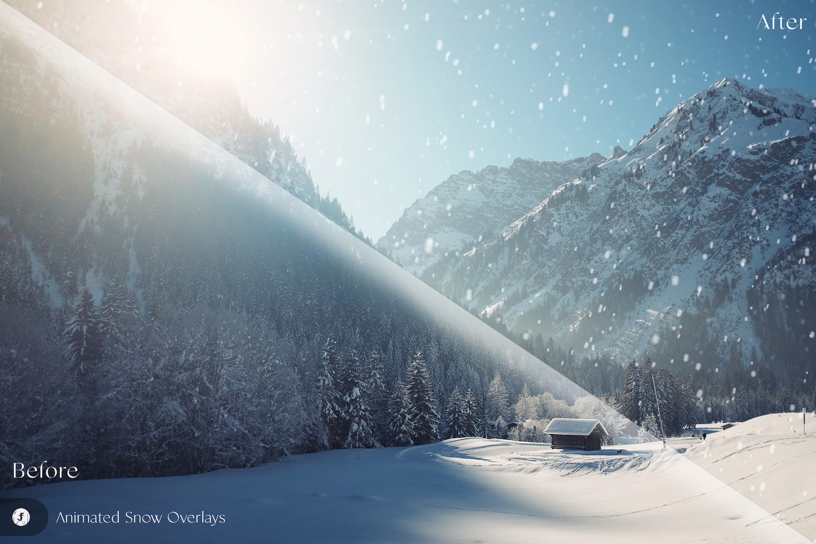 10 Animated Falling Snow Overlays | Animated Snow, Falling Snow Overlay ...