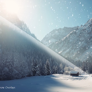 10 Animated Falling Snow Overlays | Animated Snow, Falling Snow Overlay ...