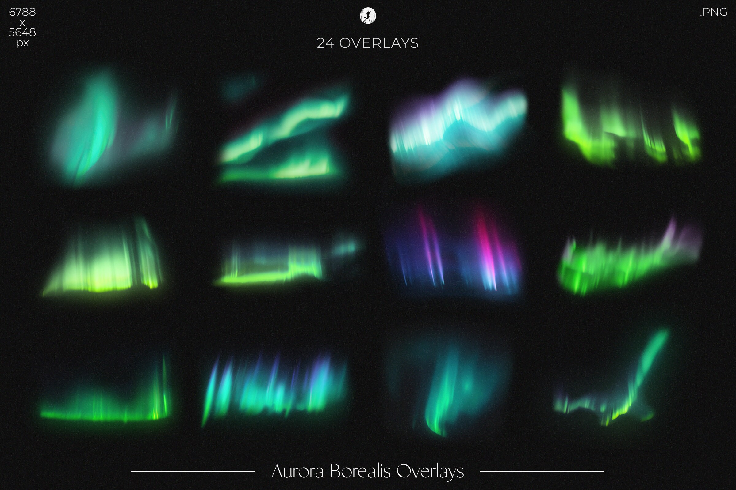 Aurora Borealis Overlays | Northern Lights Realistic Photo Overlays, Aurora Photoshop Effect ...