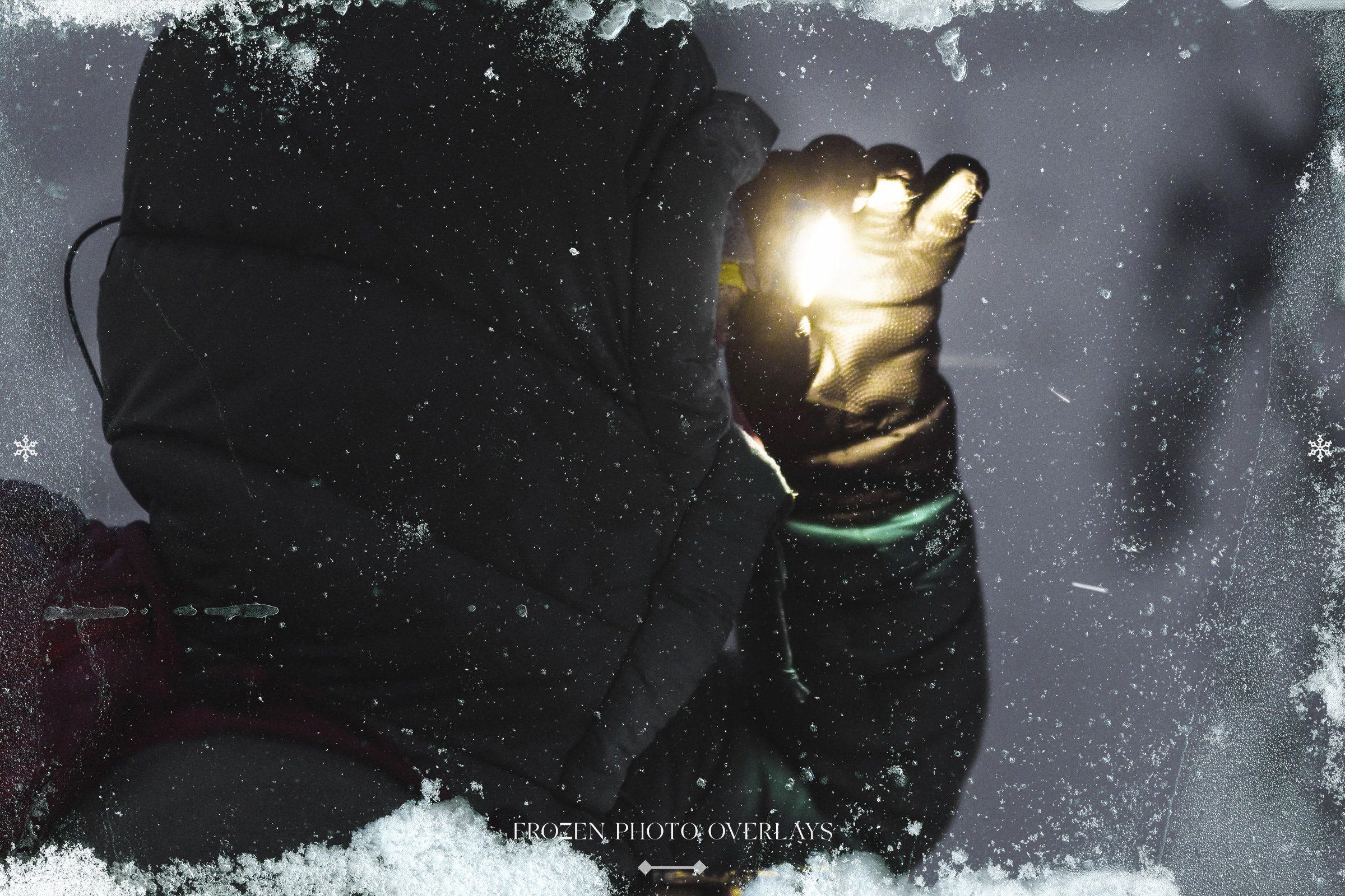 Frozen Photo Overlays | Winter Photo Overlay, Christmas Overlay, Snow ...