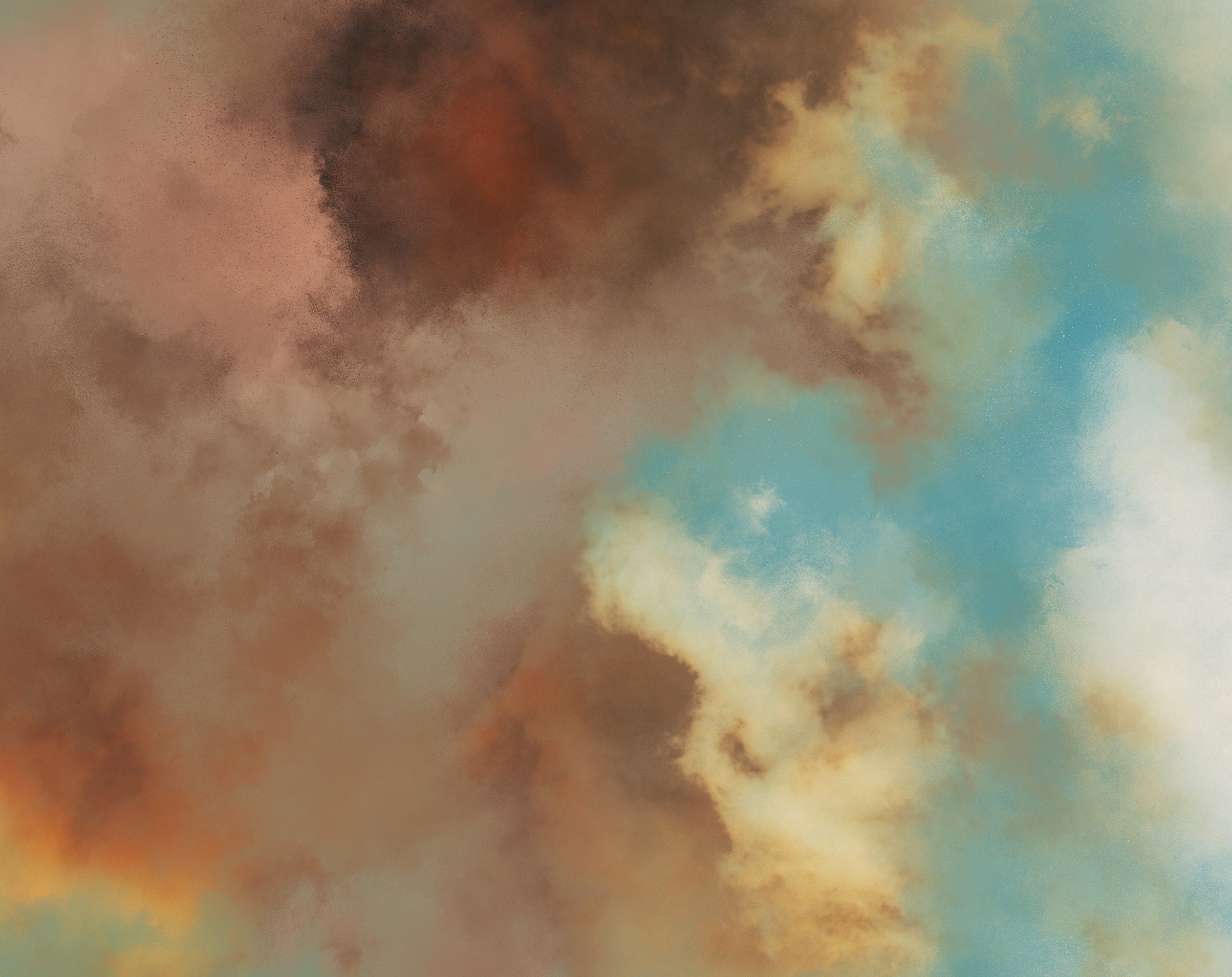 Renaissance Sky Digital Paper | Antique Sky, Dynamic Clouds Digital ...