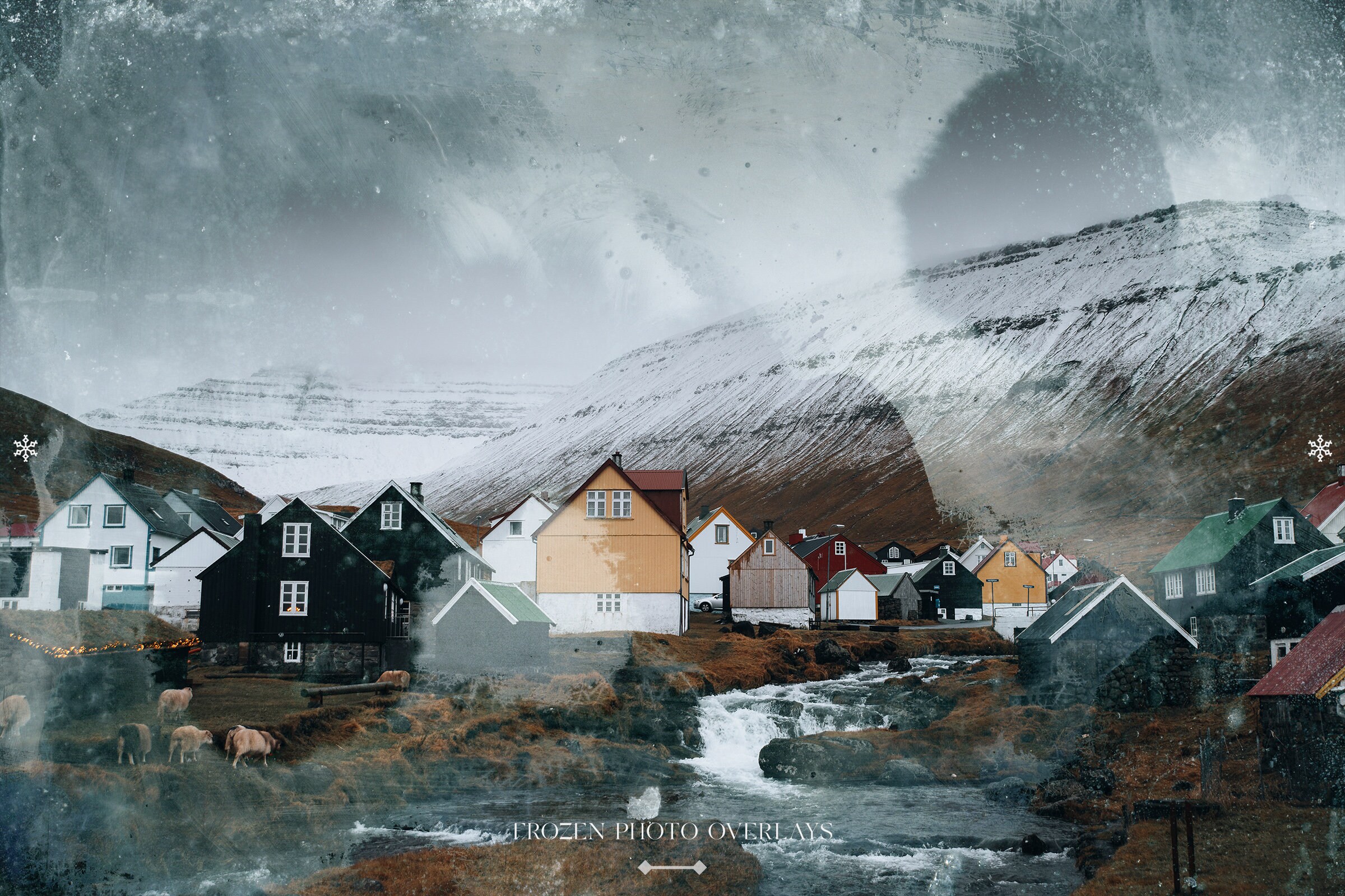 Frozen Photo Overlays | Winter Photo Overlay, Christmas Overlay, Snow ...