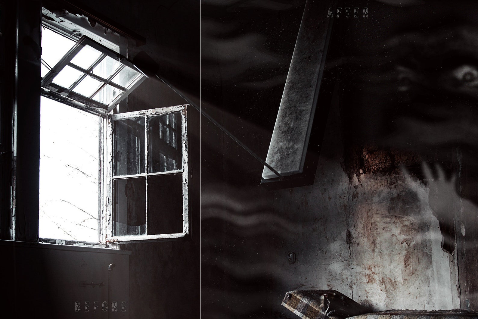 Halloween Photo Overlays Horror Film Effect, Scary Overlay, Scary Photo ...