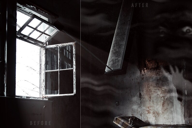 Halloween Photo Overlays Horror Film Effect, Scary Overlay, Scary Photo ...