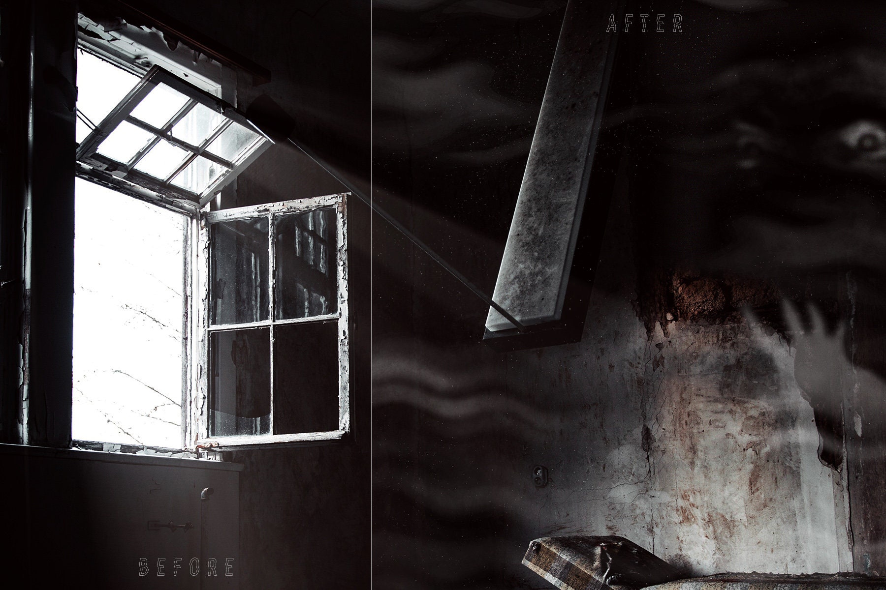 Halloween Photo Overlays Horror Film Effect, Scary Overlay, Scary Photo ...