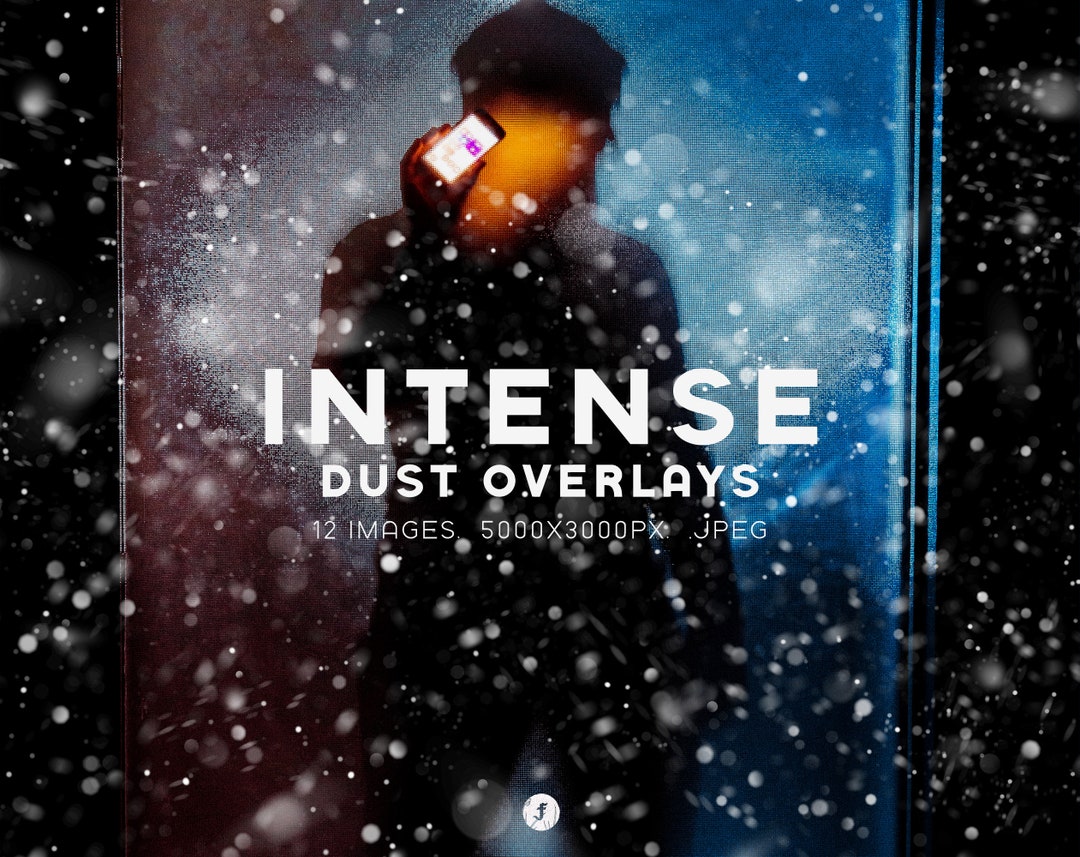 Intense Dust Overlays Floating Dust, Photoshop Overlay, Bokeh Dust ...