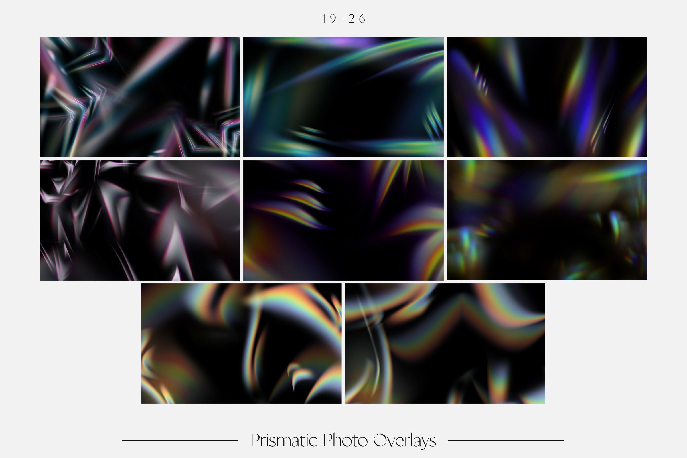 Prism Photo Overlays | Rainbow Light, Crystal Shine Overlay, Light ...