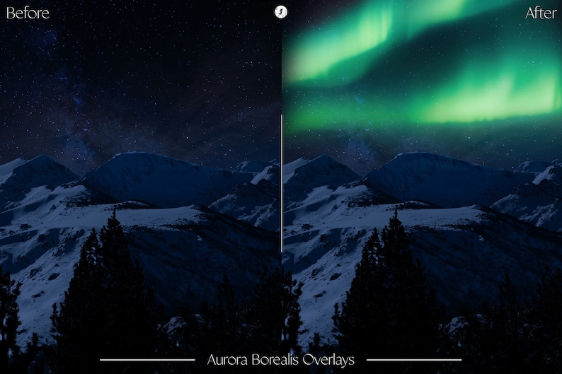 Aurora Borealis Overlays | Northern Lights Realistic Photo Overlays ...