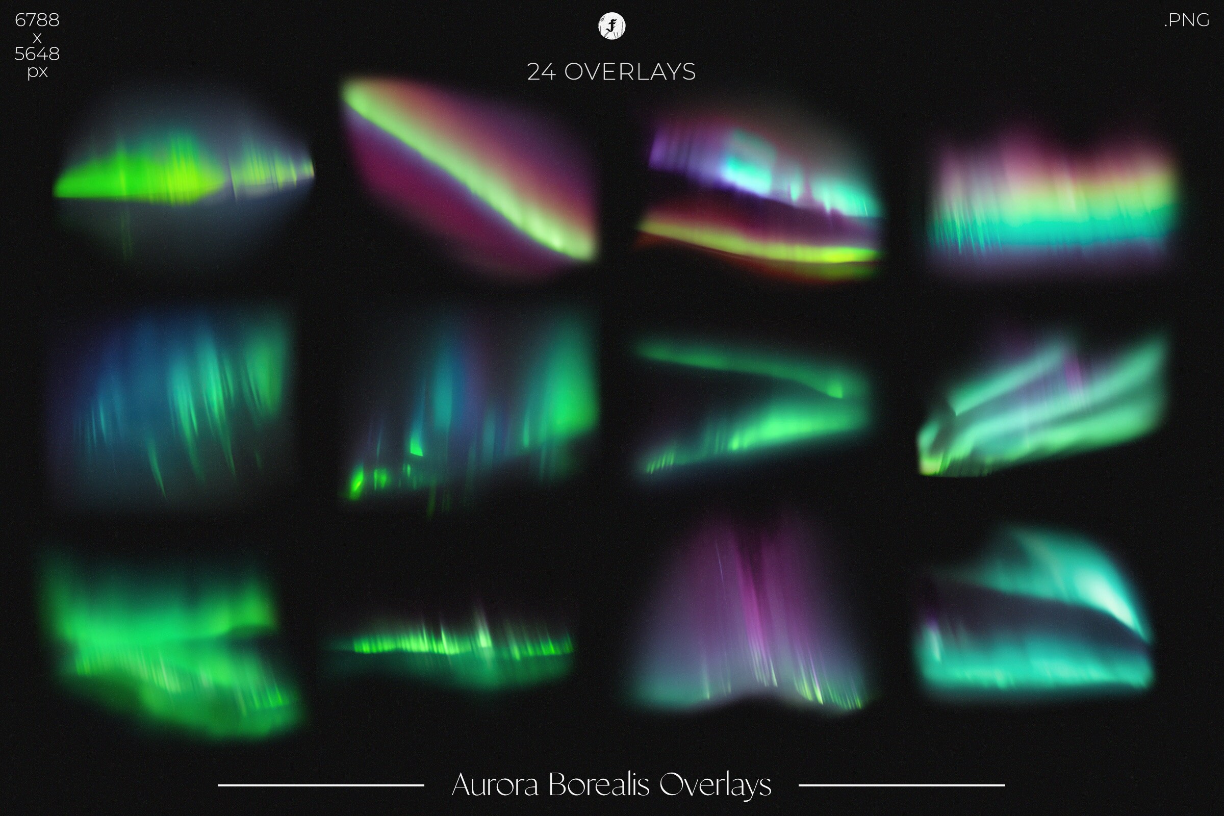 Aurora Borealis Overlays | Northern Lights Realistic Photo Overlays, Aurora Photoshop Effect ...