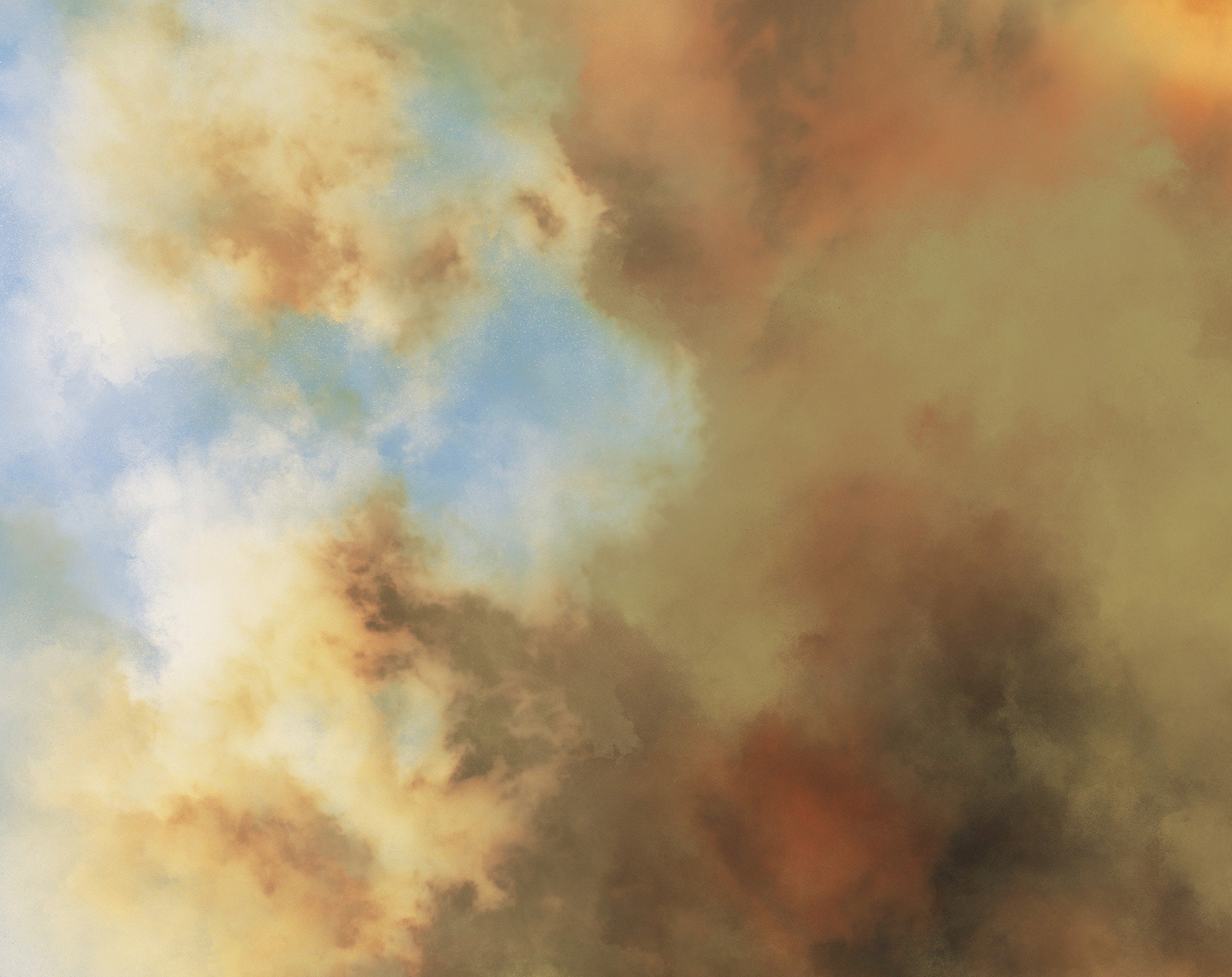 Renaissance Sky Digital Paper | Antique Sky, Dynamic Clouds Digital ...