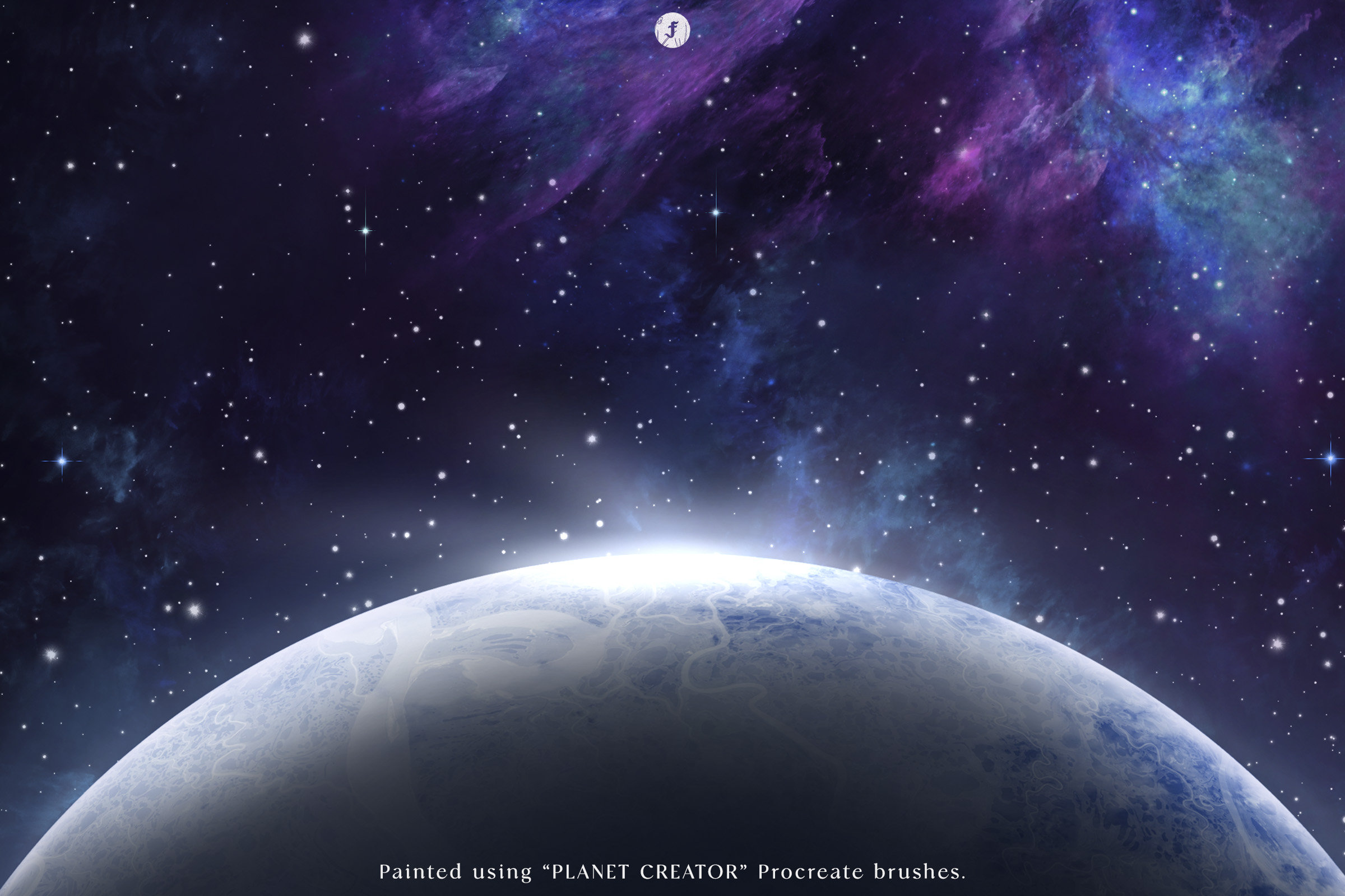80 Planet Creator Space Procreate Brushes Galaxy Nebula Digital Brushes ...