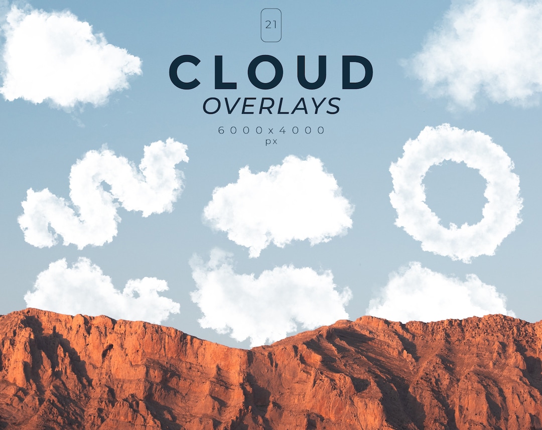Cloud Overlays | Realistic Cloud PNG Sky Clipart for Photoshop and ...
