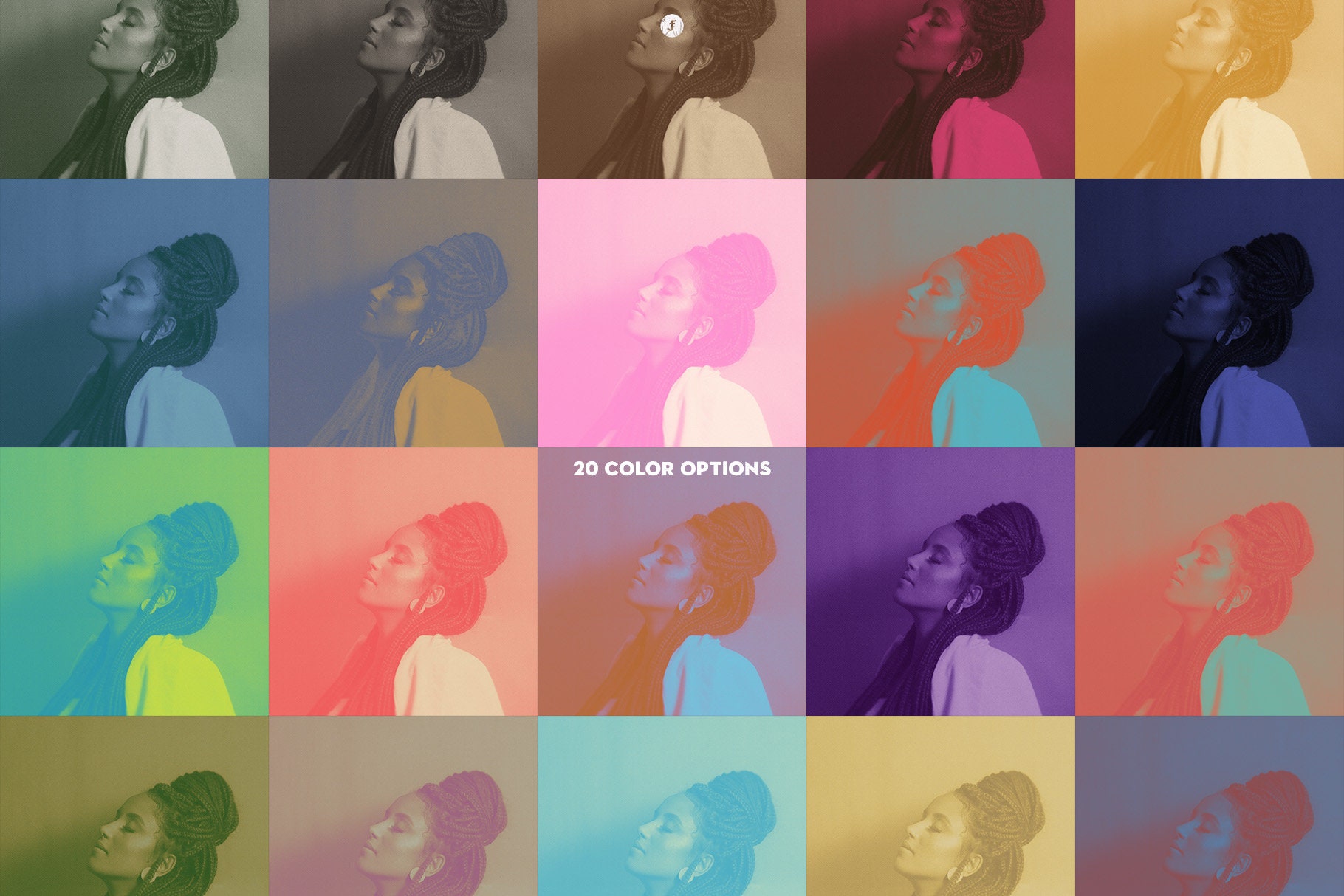 Print Effect Photoshop Template | Print Photoshop Action, Vintage ...