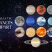 Realistic Planets Clipart Set Space Clipart PNG, Solar System, Earth ...