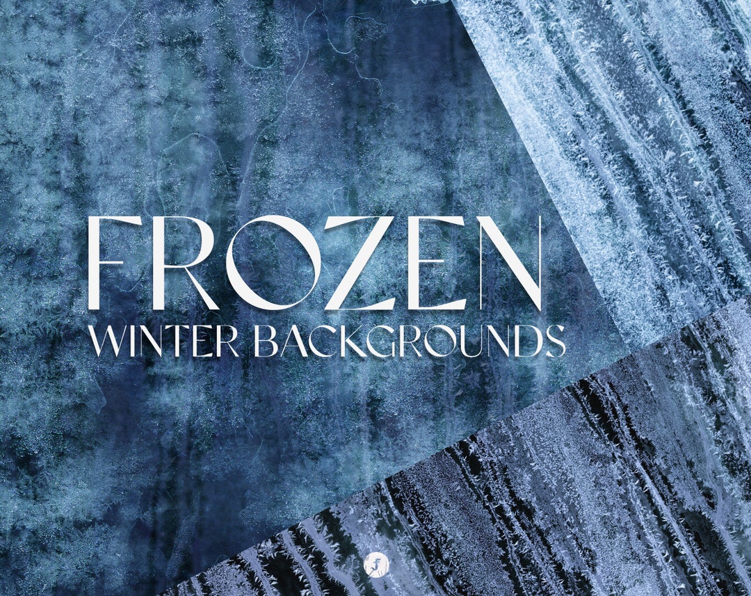 Frozen Digital Paper | Freezing Winter Digital Paper, Winter Fantasy ...