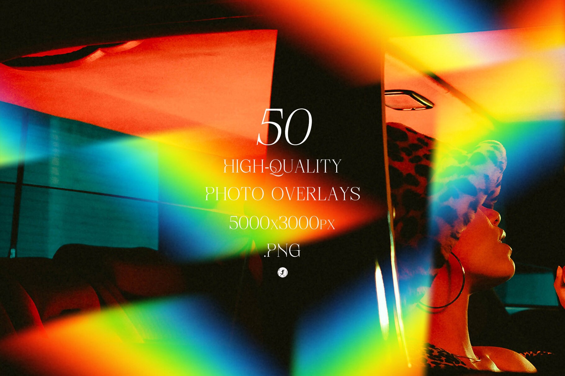 50 Chromatic Overlays | Rainbow Photoshop Overlay, Rainbow Photo Effect ...