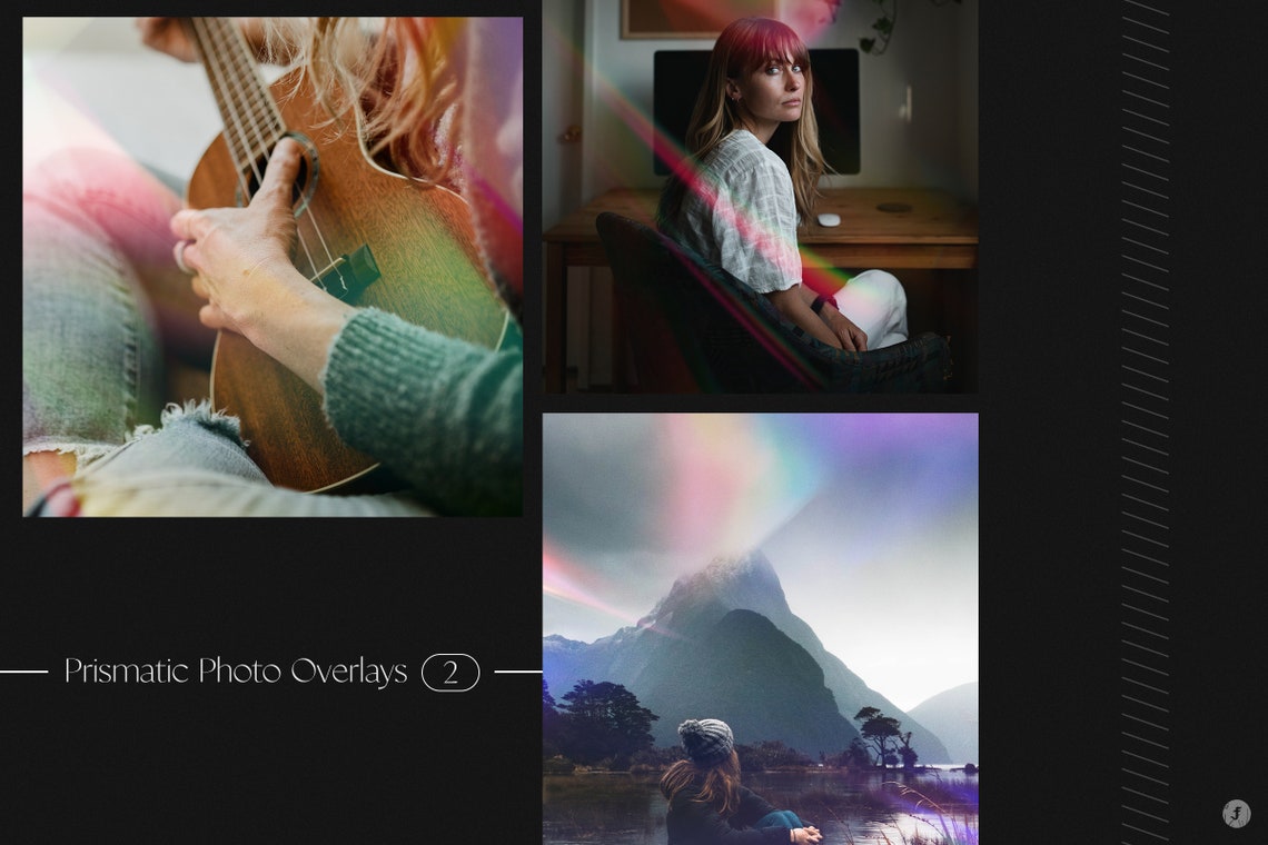 Prismatic Photo Overlays 2 Photoshop Prism, Prism Photo Effect, Prism ...