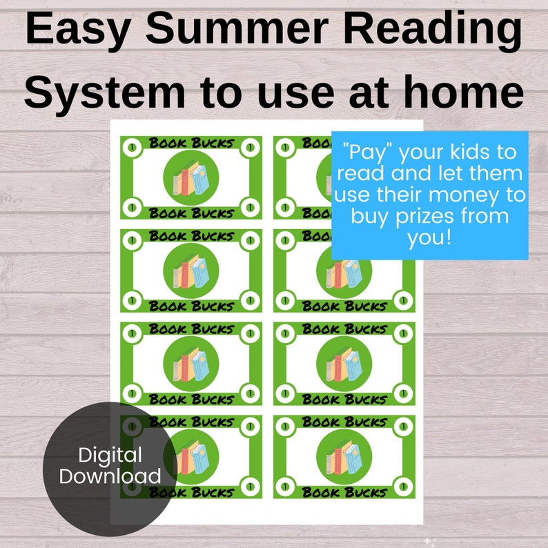 Summer Reading Program for Kids, Easy Summer Reading Incentive ...