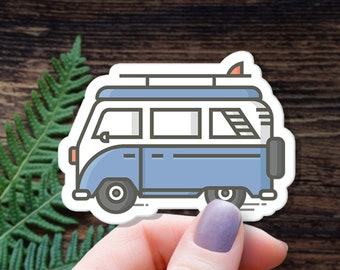 Van Life Sticker Premium Die Cut Vinyl Stickers for Laptops, Water ...