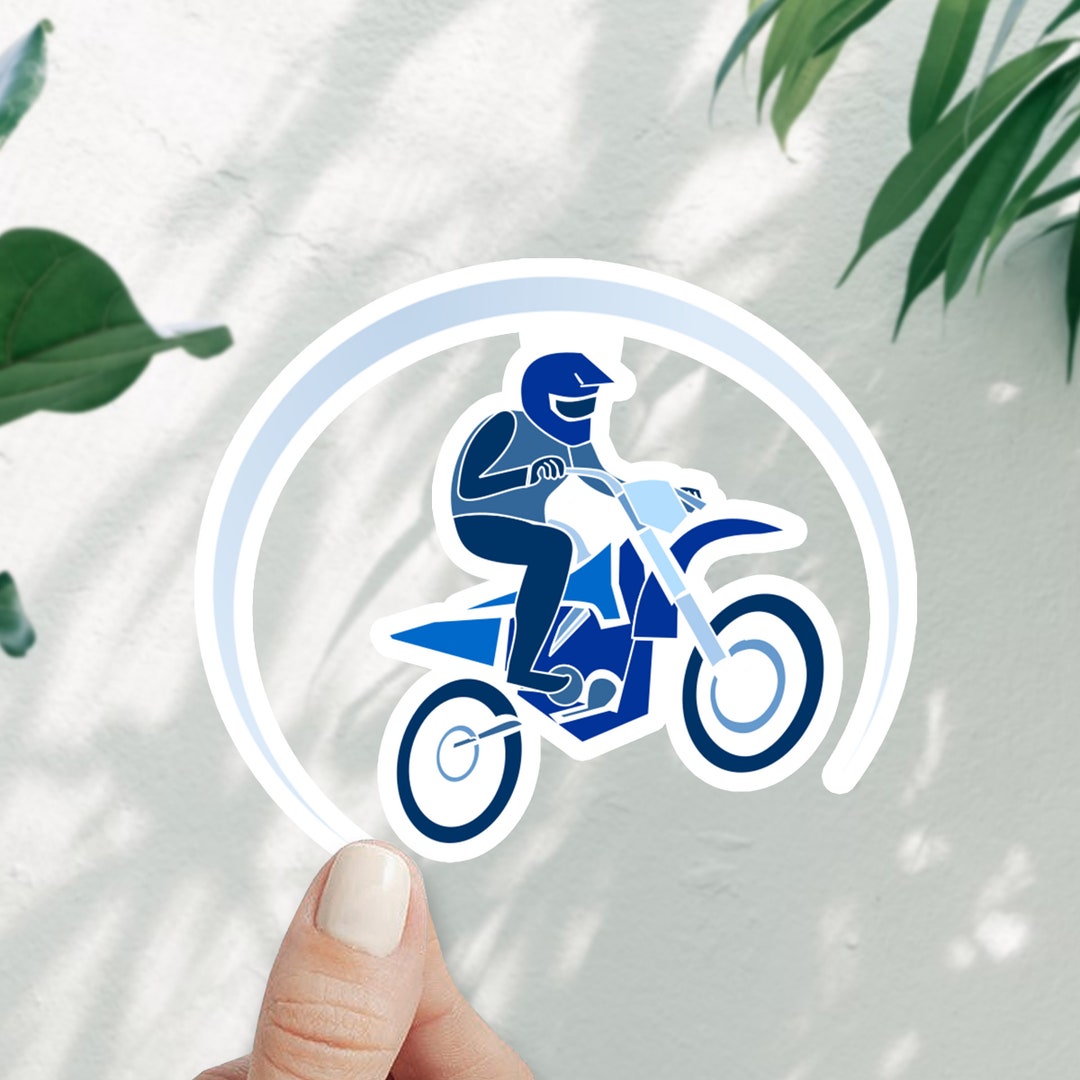 Motocross Sticker Vinyl Decal for Dirt Bikes Motocross Helmet Sticker ...
